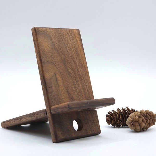 Wood Phone Stand - Etsy