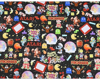 Pac Man Fabric | Etsy
