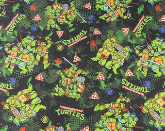 Ninja Turtles Fabric | Etsy