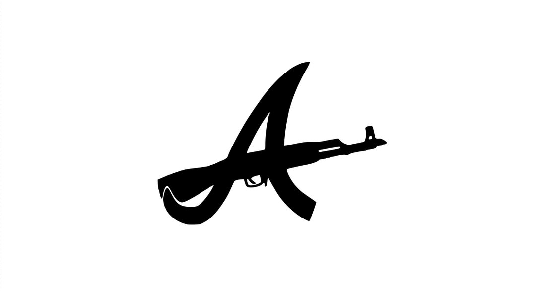 Atlanta Braves Decal | Ak-47 Braves Car Decal | Truck Sticker ...