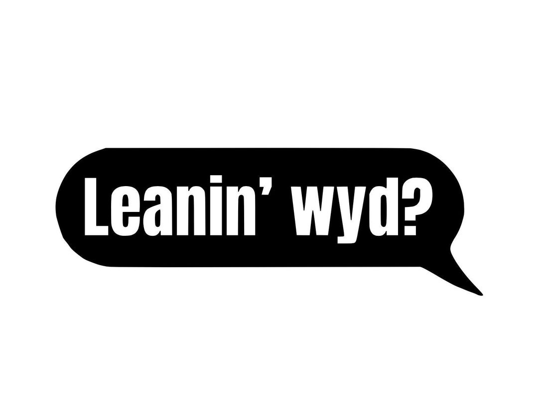 Leanin Wyd? Car Decal | Truck Sticker | Squatted Truck - Etsy