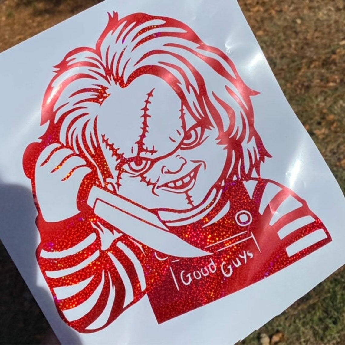 Chucky Vinyl Car Decal - Etsy