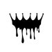 Drippy Crown Vinyl Decal- Car/truck Decal - Etsy