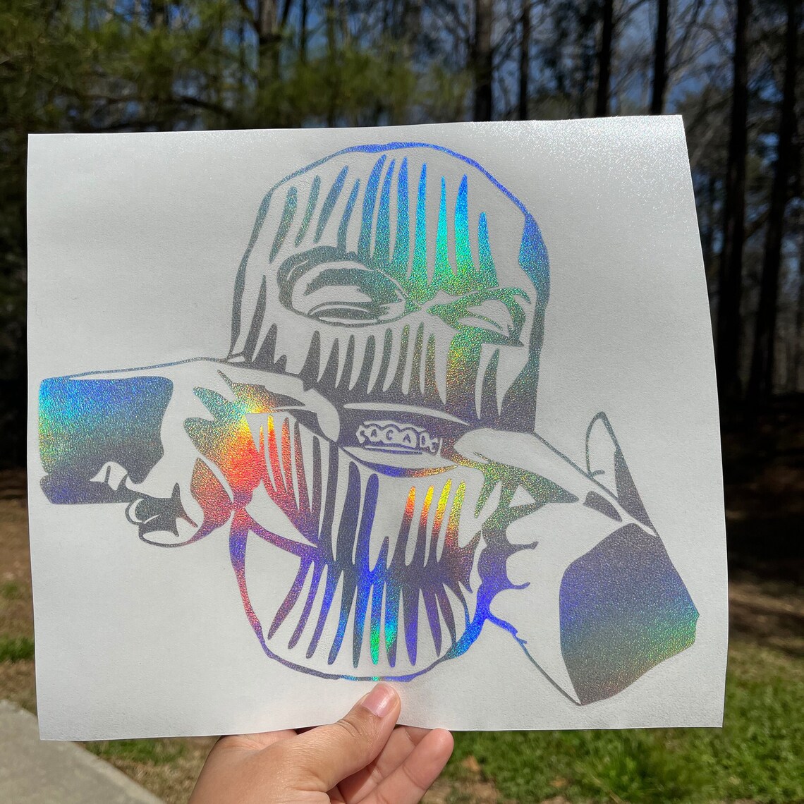 Gangsta With Ski Mask Car Decal- Truck Vinyl Sticker - Etsy
