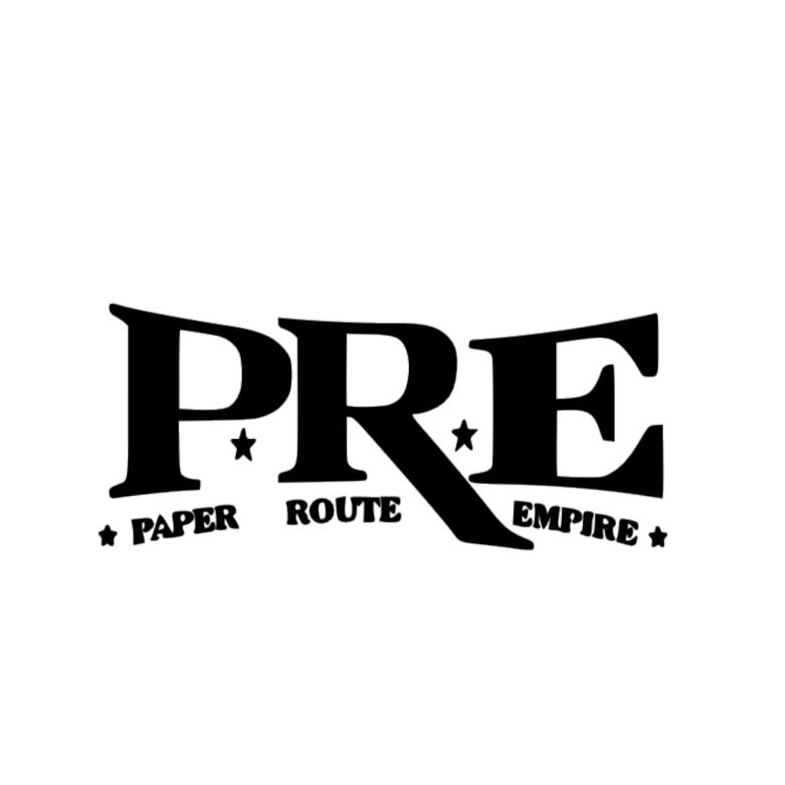 Paper Route Empire Vinyl Car Decal- P.R.E - Etsy