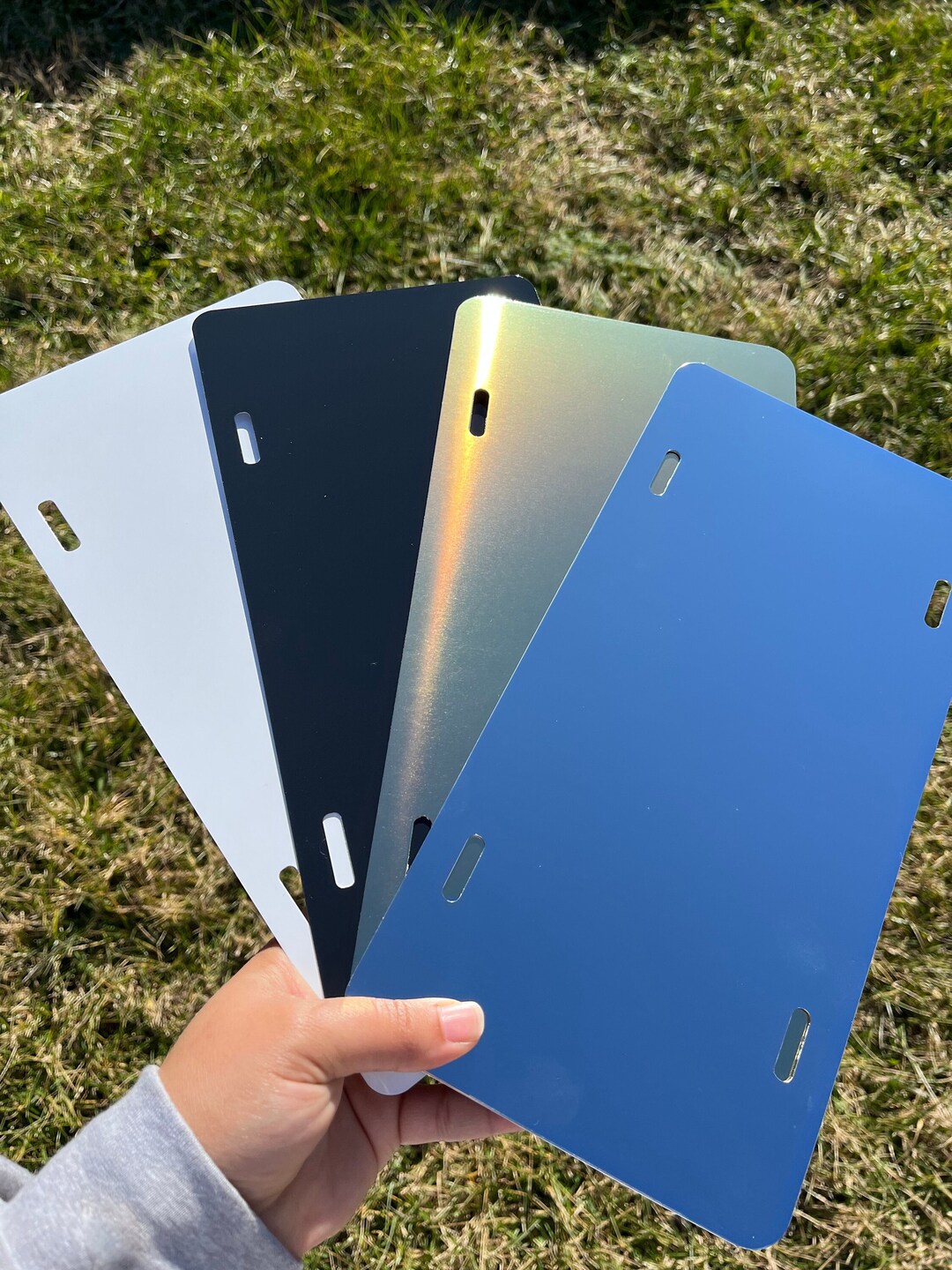 Custom Aluminum License Plate 12x6: Chrome, Gold, Camo Front Tag - Etsy