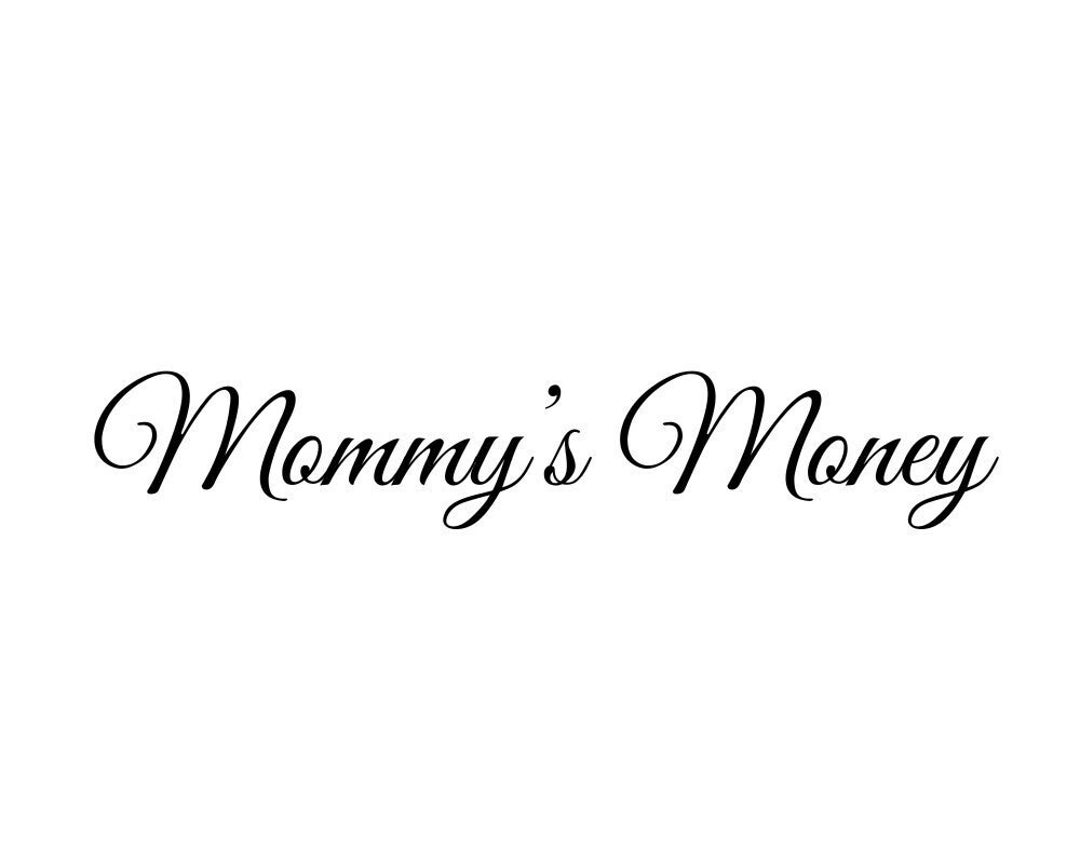 Mommy's Money Car Decal - Vinyl Sticker - Truck Decal - Etsy