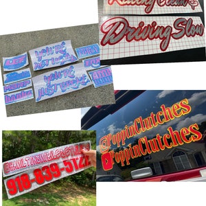 Double Layer/ 2-tone Decal Sticker/ Instagram/ Logos/ Social Media - Etsy