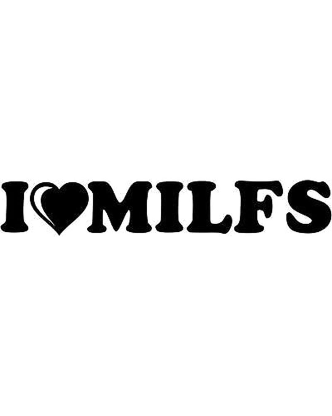 I Love Milfs Car Decal- Truck Decal- Vinyl Sticker - Etsy