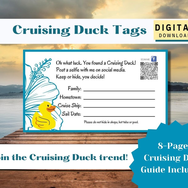 Princess Cruising Ducks Tags - Etsy