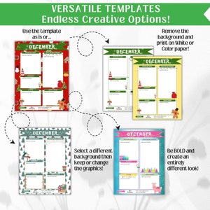 Editable Newsletter Template Bundle, Monthly School Newsletter, Teacher ...
