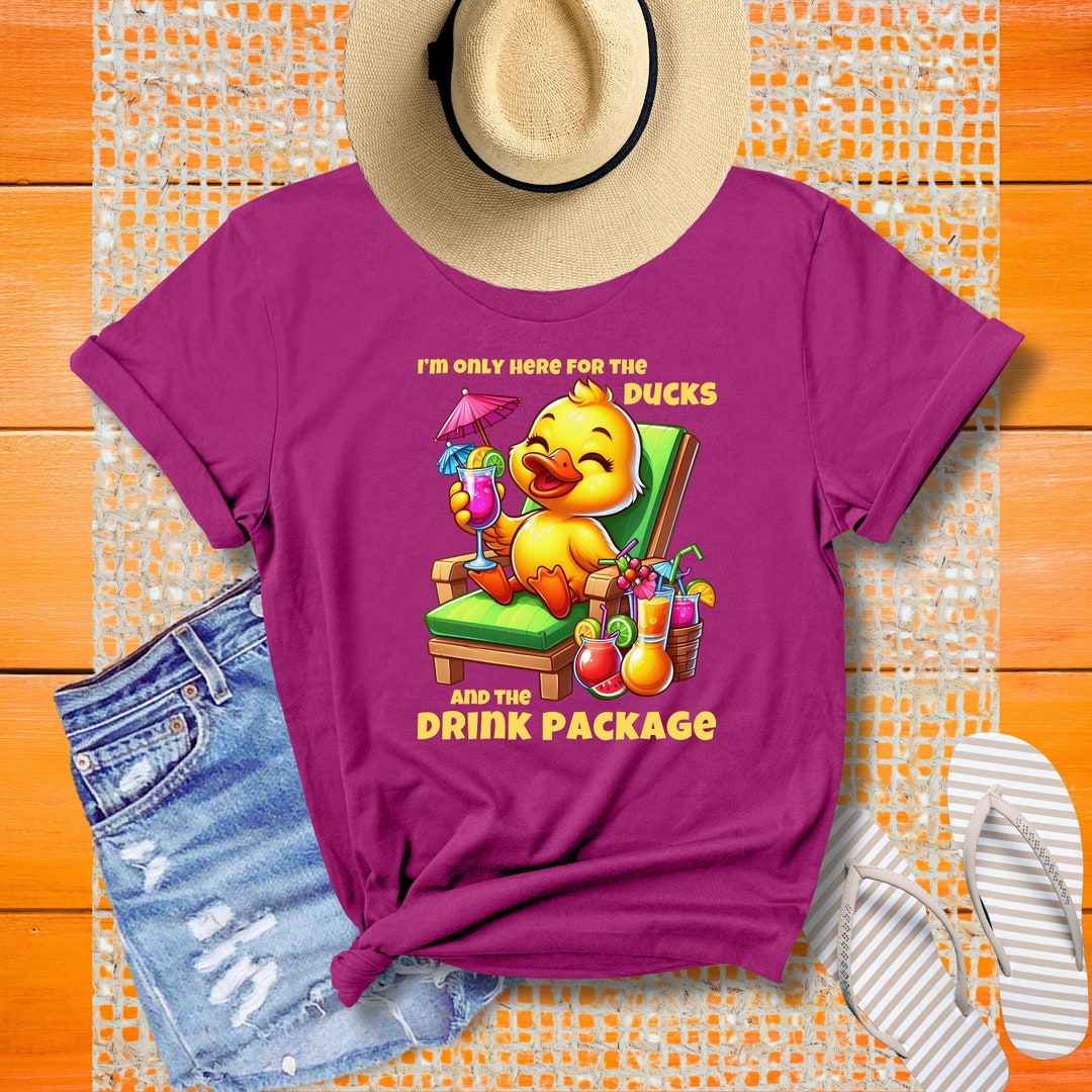 Rubber Duck Shirt, Cruise Duck Shirt, Funny Cruise Shirt, Drink Package ...