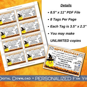 Halloween Cruising Duck Tags, Custom Cruise Duck Tags Personalized Just ...