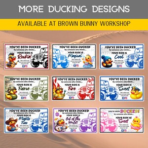 You’ve Been Ducked Superhero Ducking Tags for Rubber Ducks - Etsy