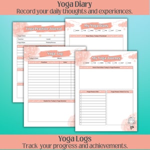 Yoga Journal, Yoga Planner, Mindfulness Journal, Meditation Journal ...
