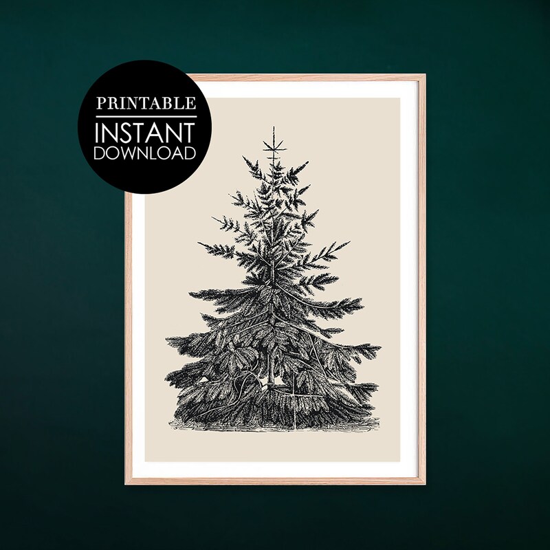 Pine Tree Poster - Etsy