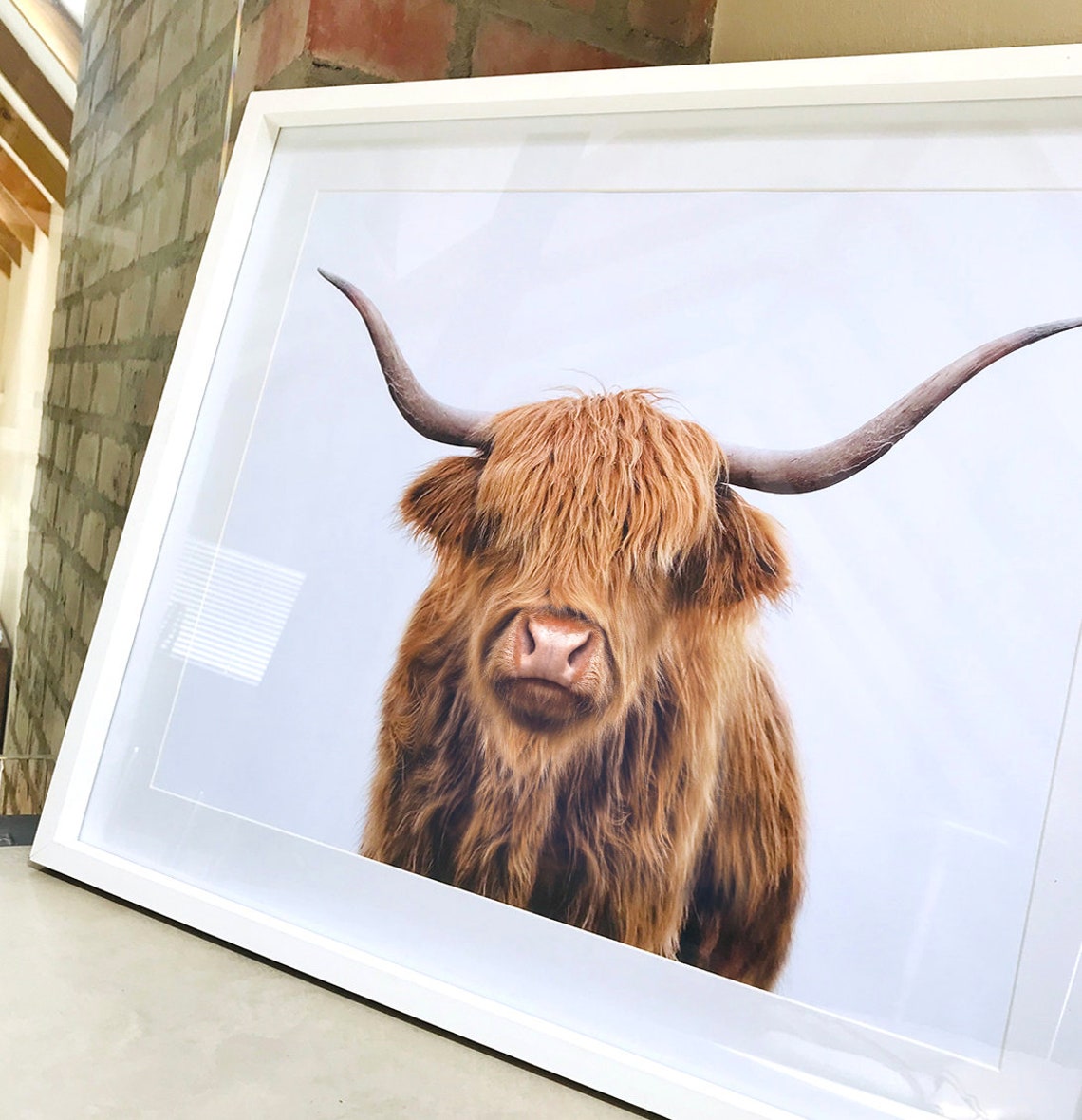 Highland Cow Print, Cow Printable Wall Art, Digital Download, Bull Cow ...