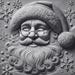 Santa Face Image Laser Burn File | Christmas Jolly Holiday Portrait ...