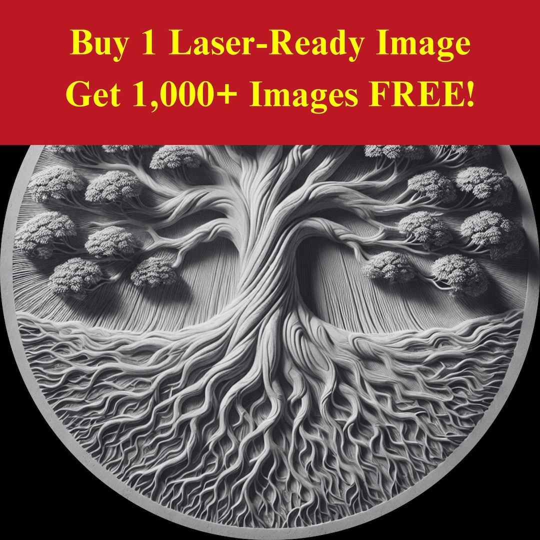 Tree of Life Image Laser Cut Burn Slate File | Sacred Celtic Nature ...