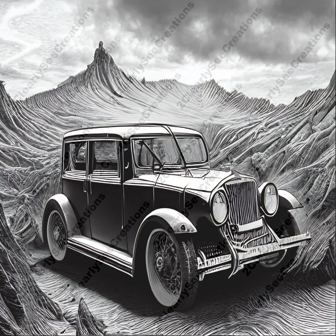 Digital Design File Ford Model A Car Glowforge Lightburn Laser Ready ...