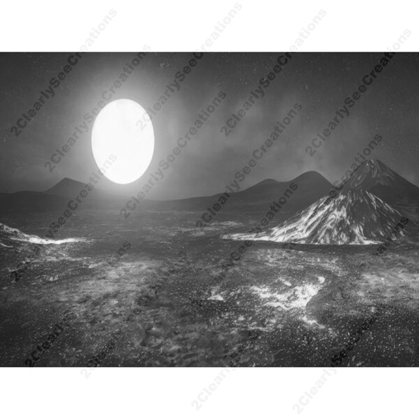 Mountain Volcano Papercraft - Etsy