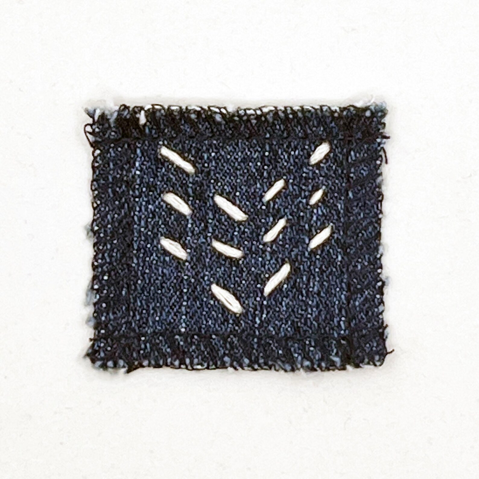 Mini Square Patch- Denim - Etsy