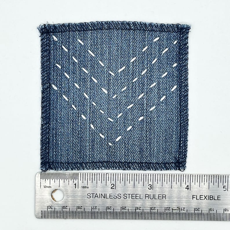 Hand Embroidered Chevrons Patch - Etsy