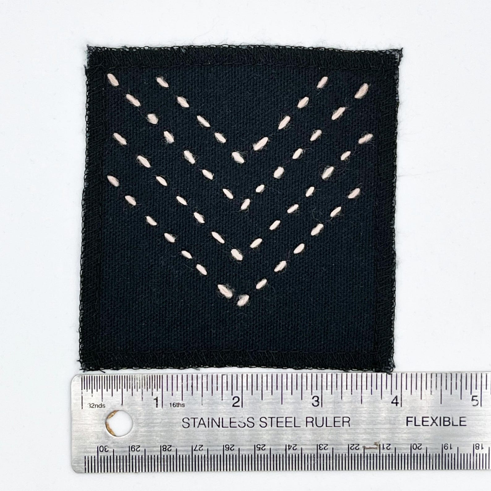 Hand Embroidered Chevrons Patch - Etsy