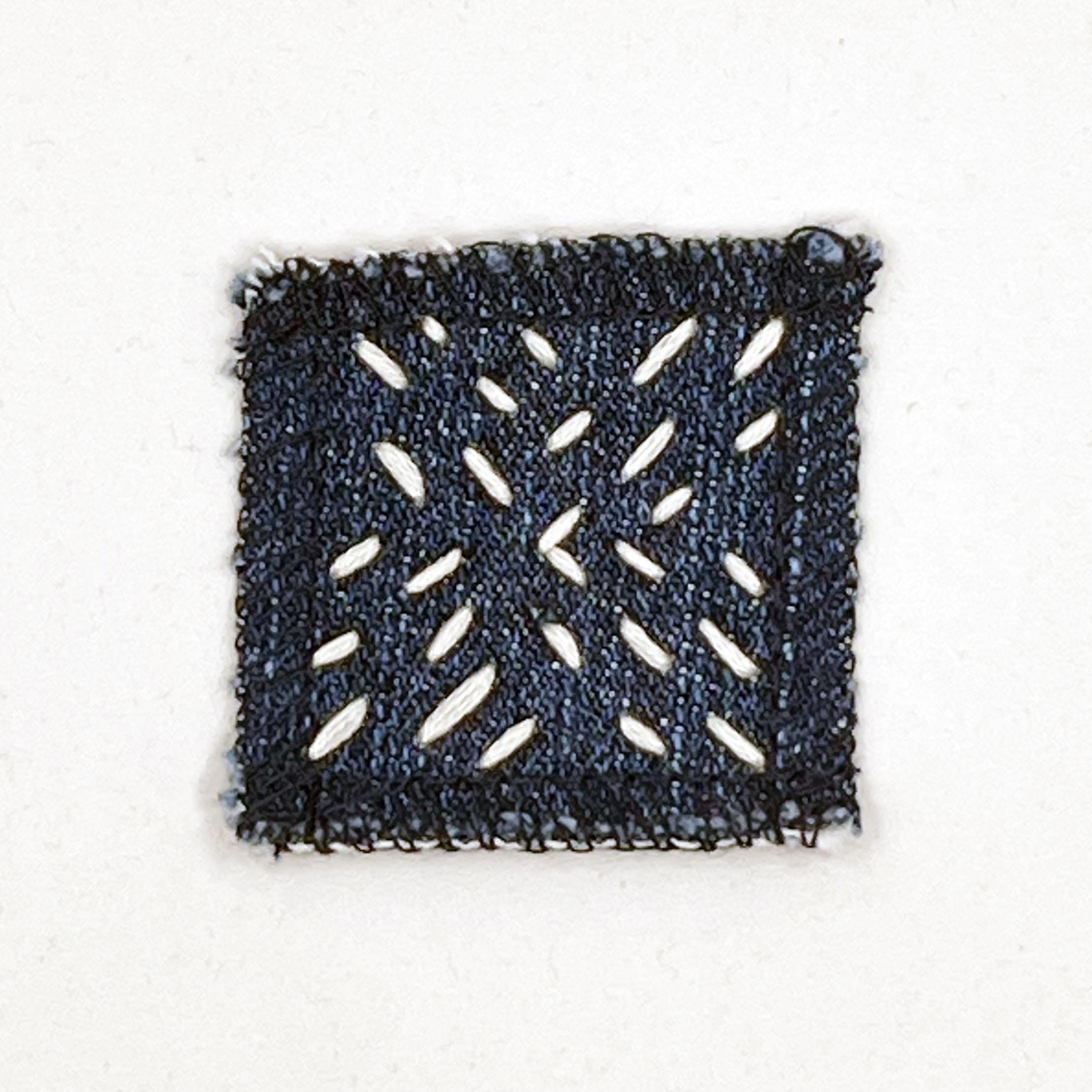 Mini Square Patch- Denim - Etsy