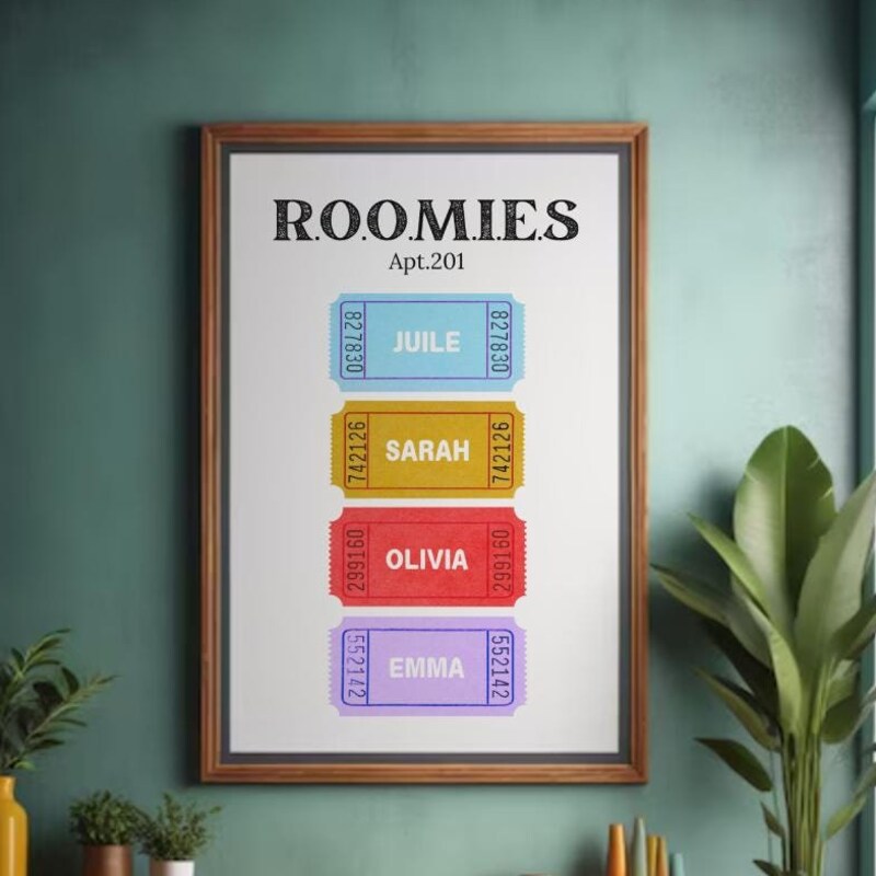 Roommate Sign - Etsy