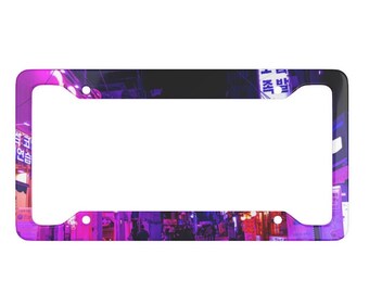 License Plate Frame Anime - Etsy