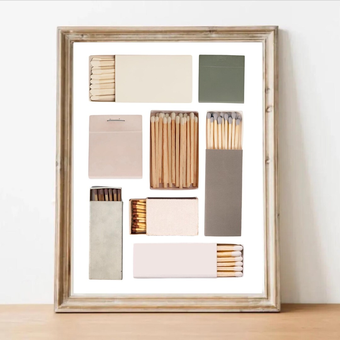 Custom Matchbook Template for DIY Matchbox Custom Matchbox Art Matches ...