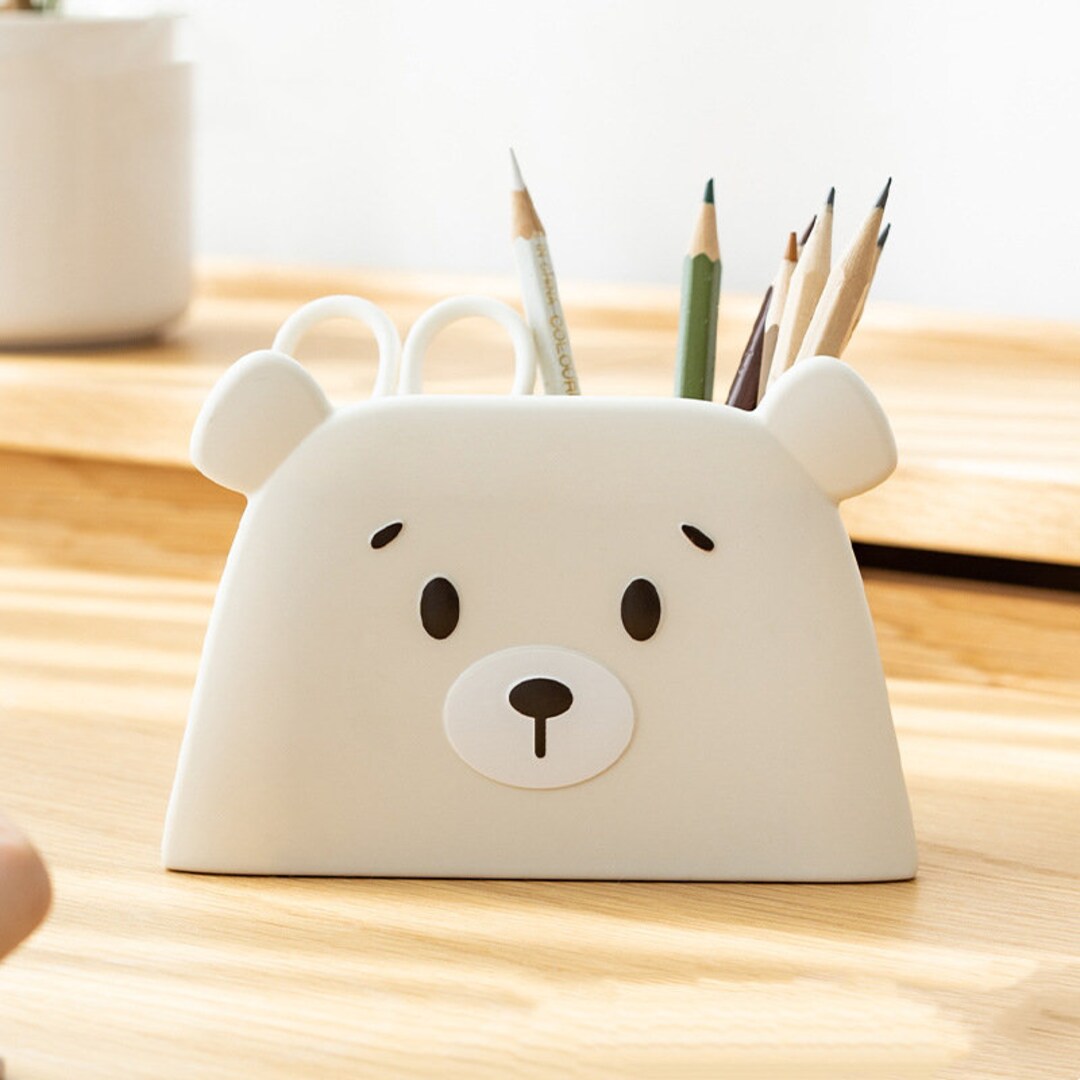 Kawaii Cute Pen Stand Stationary Holder Desktop Stand Desk - Etsy