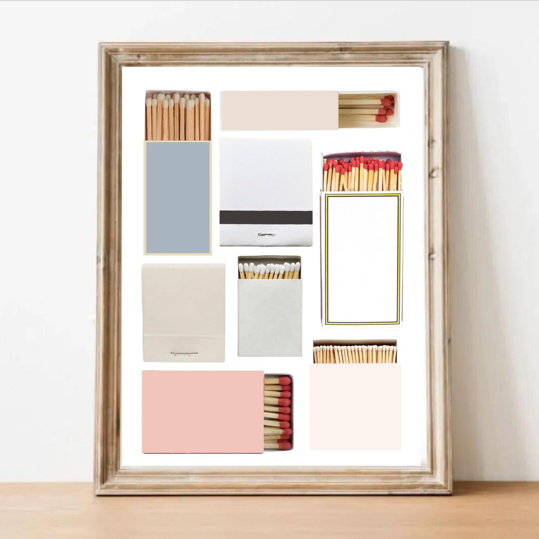 Matchbook Template | Digital Download | Personalized Matchbox Design ...