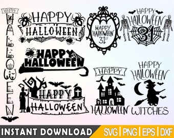 Happy Halloween Svg | Etsy