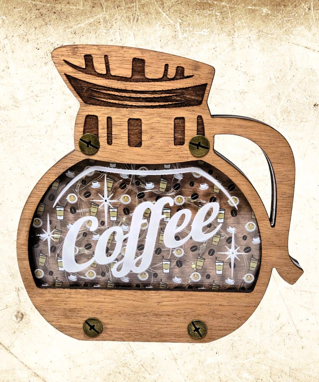 Coffee Pot Shelf Sitter - Etsy