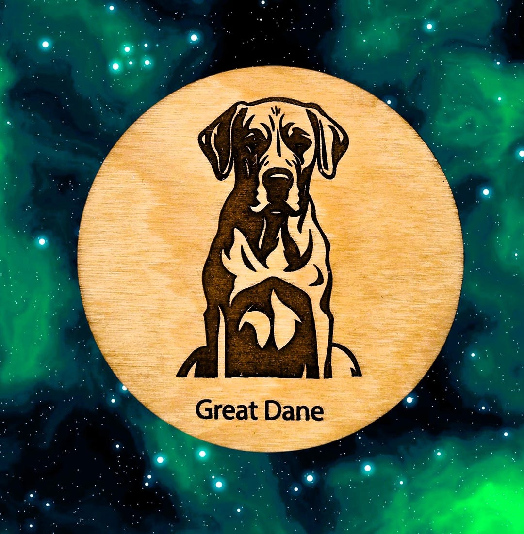 Great Dane - Dog Breed Magnet - Etsy