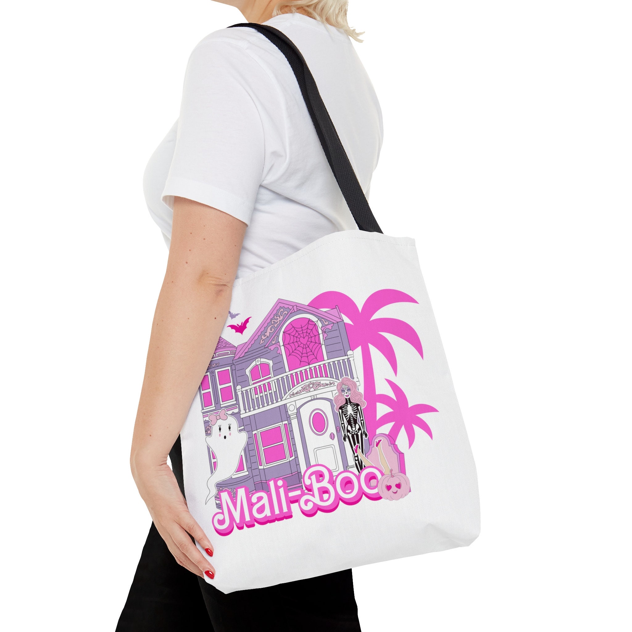 Tote Bag Halloween Barbie Mali-boo Funny Halloween Trick - Etsy