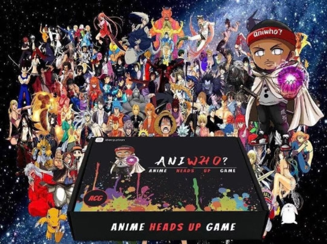 Anime Guess the Characters Card Game - Etsy