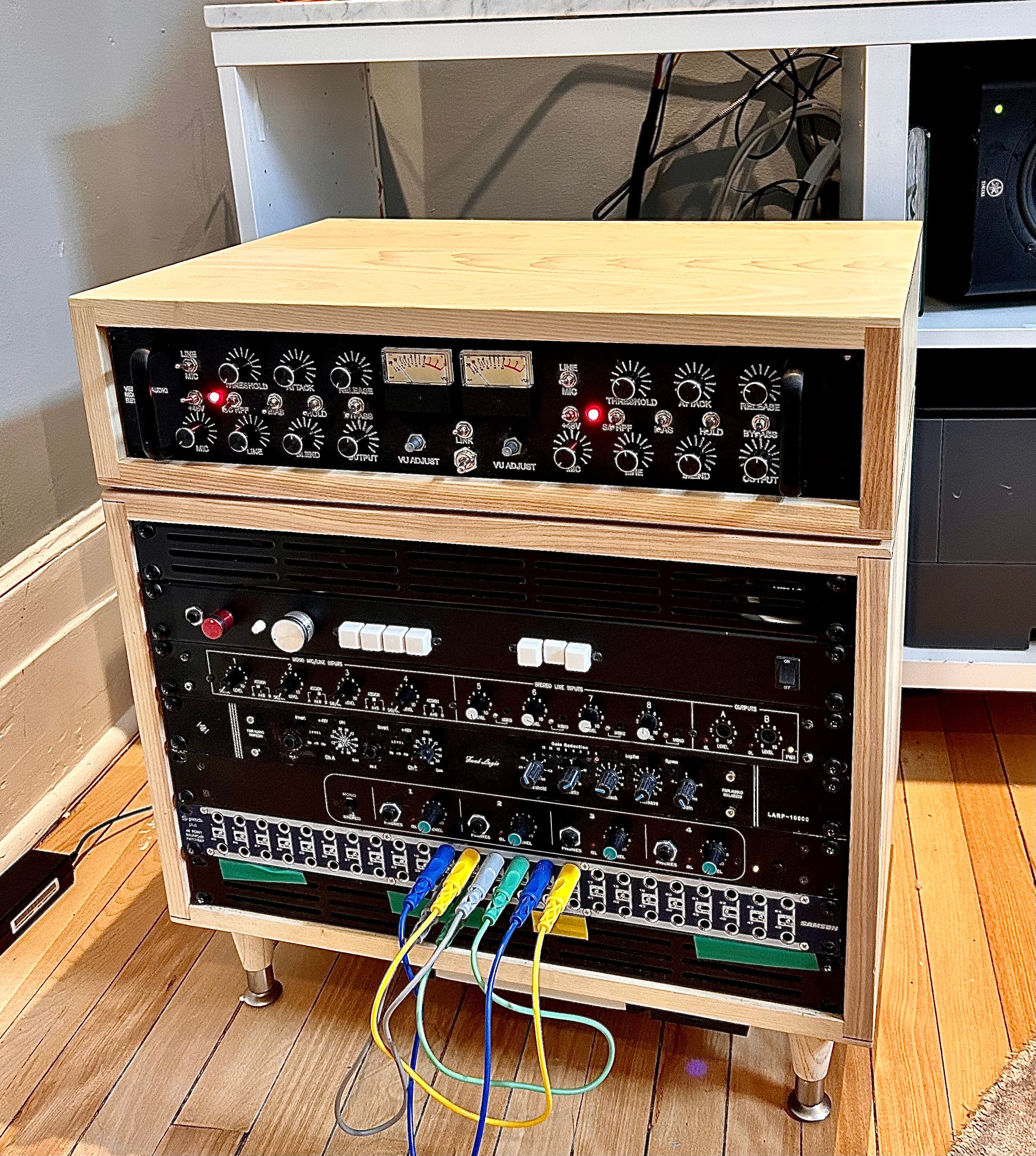 19 Rackmount Case White Oak - Etsy