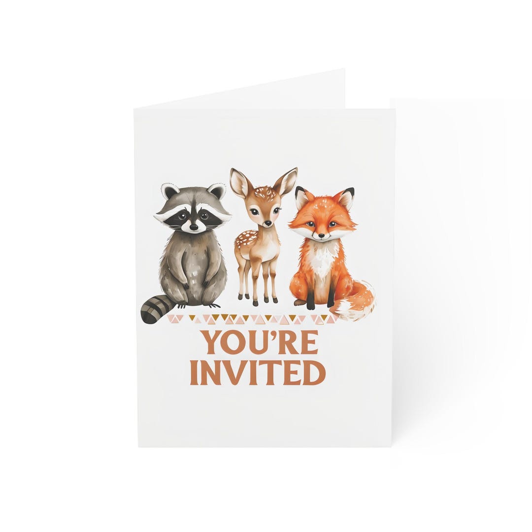 Charming Animal-themed Greeting Cards for Every Occasion, Invitations ...