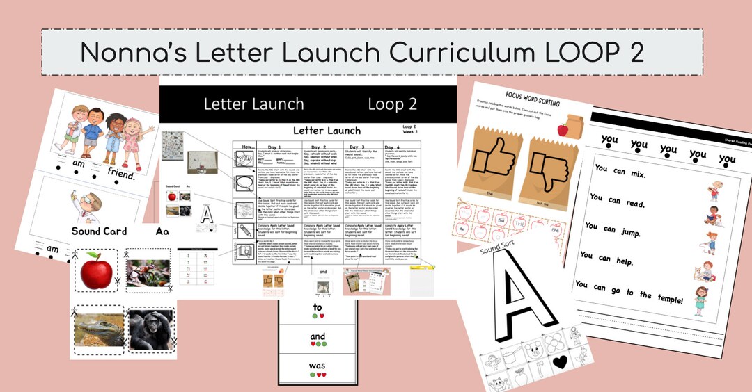 Nonna's Letter Launch loop 2 A Gospel Centered Approach to Teaching ...