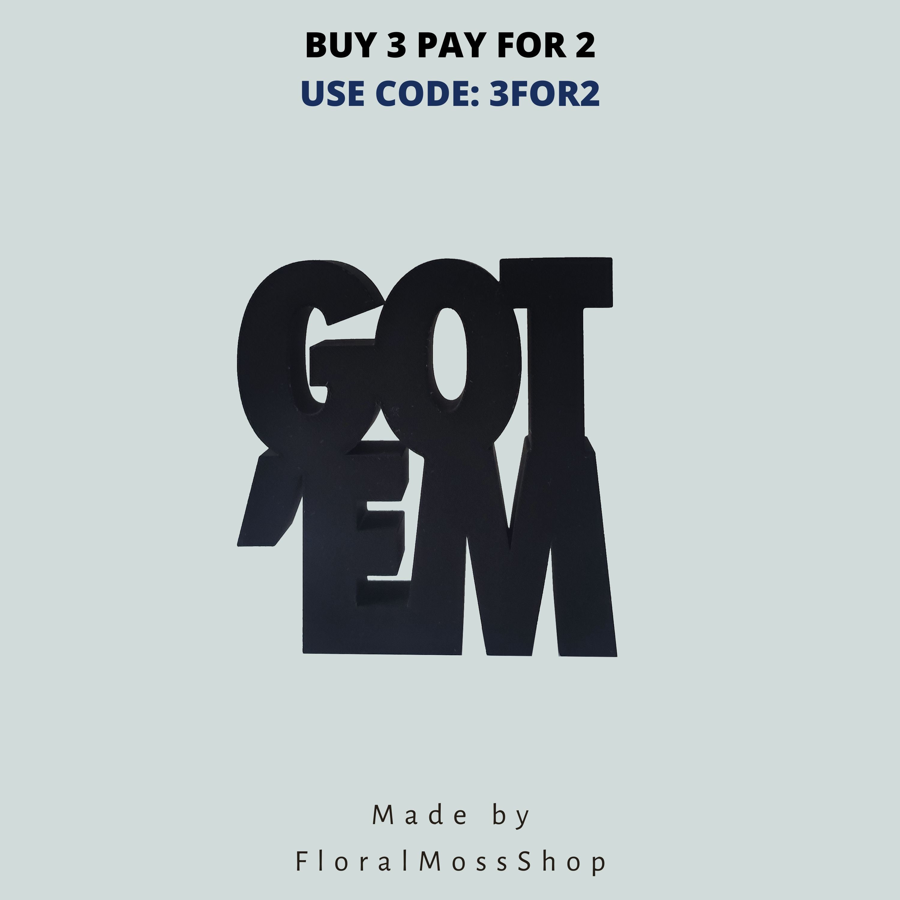 Got Em Sneakerhead Custom Home Decor Sign Figure Decoration Gift Art ...