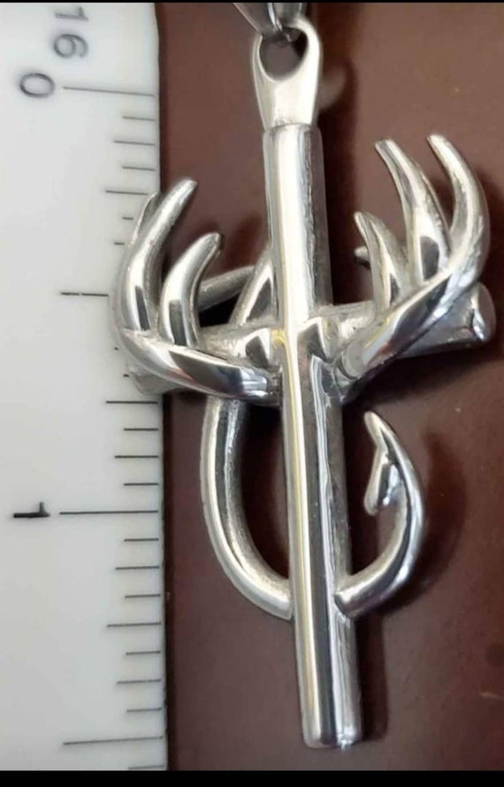 Hunting And Fishing Cross Tattoos