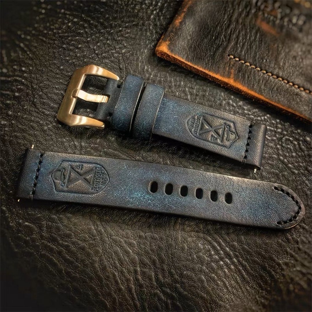 Panerai 74 Strap 22mm 24mm 26mm Custom Made Vintage Watch Strap - Etsy