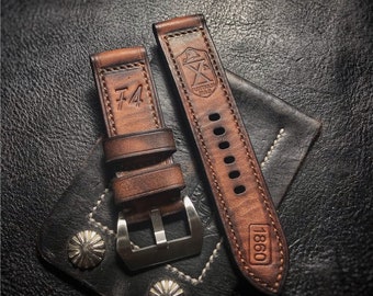 Panerai 74 Strap 22mm 24mm 26mm Custom Made Vintage Watch Strap Decima ...