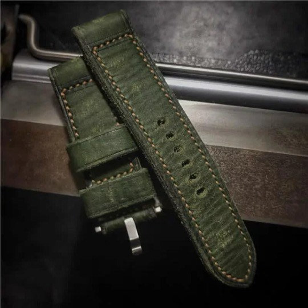 Panerai 74 Strap 22mm 24mm 26mm Custom Made Vintage Watch Strap - Etsy