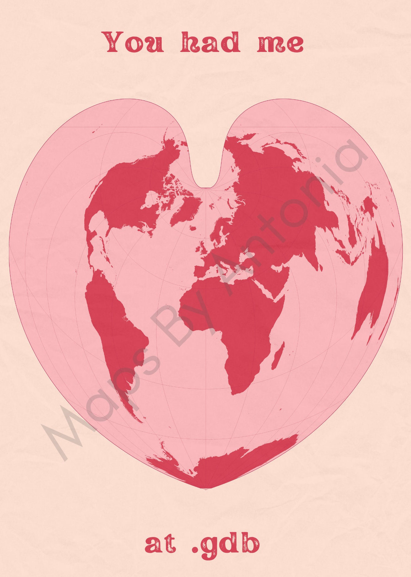 Bonne Map Projection A3 Digital Print - Etsy