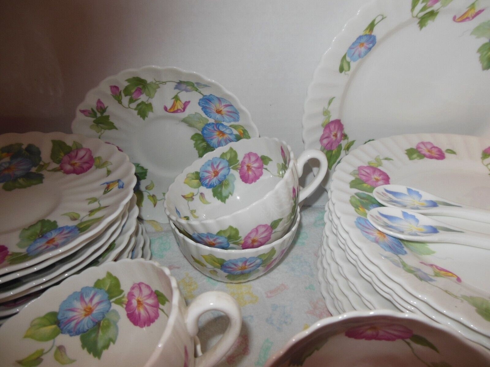 Embassy Ware Dishes Morning Glory Design 38 Pc. Set England Collector ...