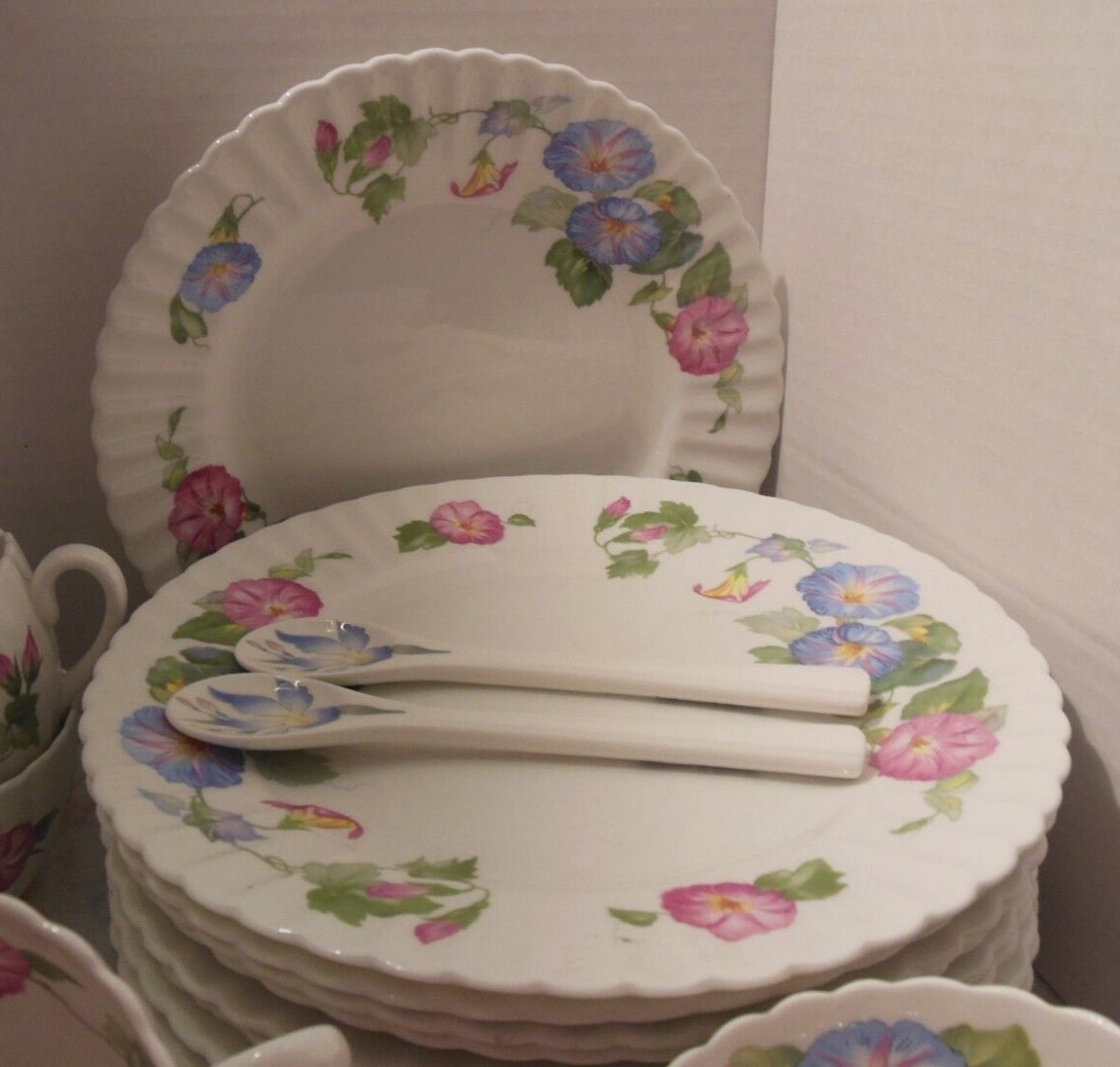 Embassy Ware Dishes Morning Glory Design 38 Pc. Set England Collector ...
